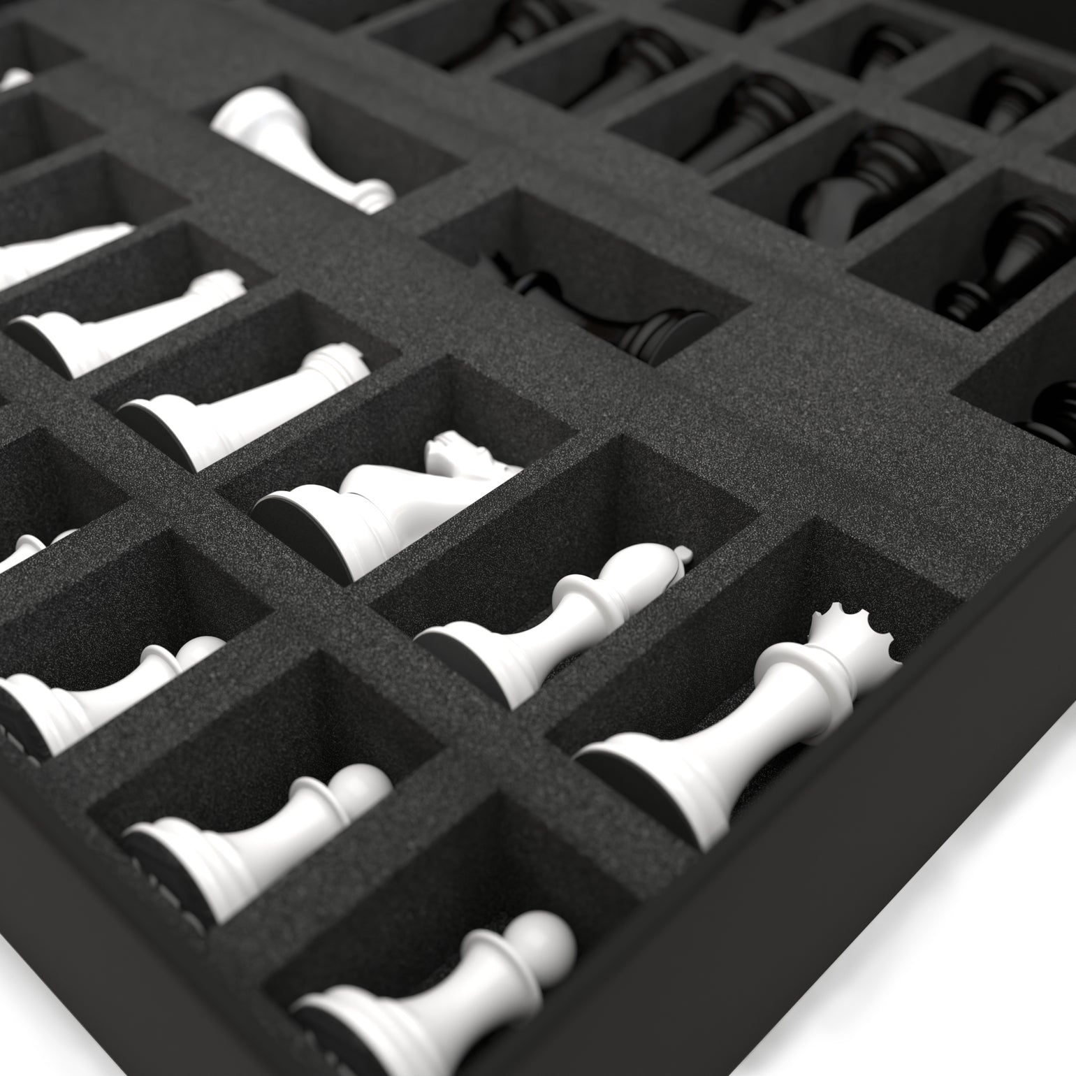 Neochess Wooden Series: White vs. Black - Luxury Chess Set