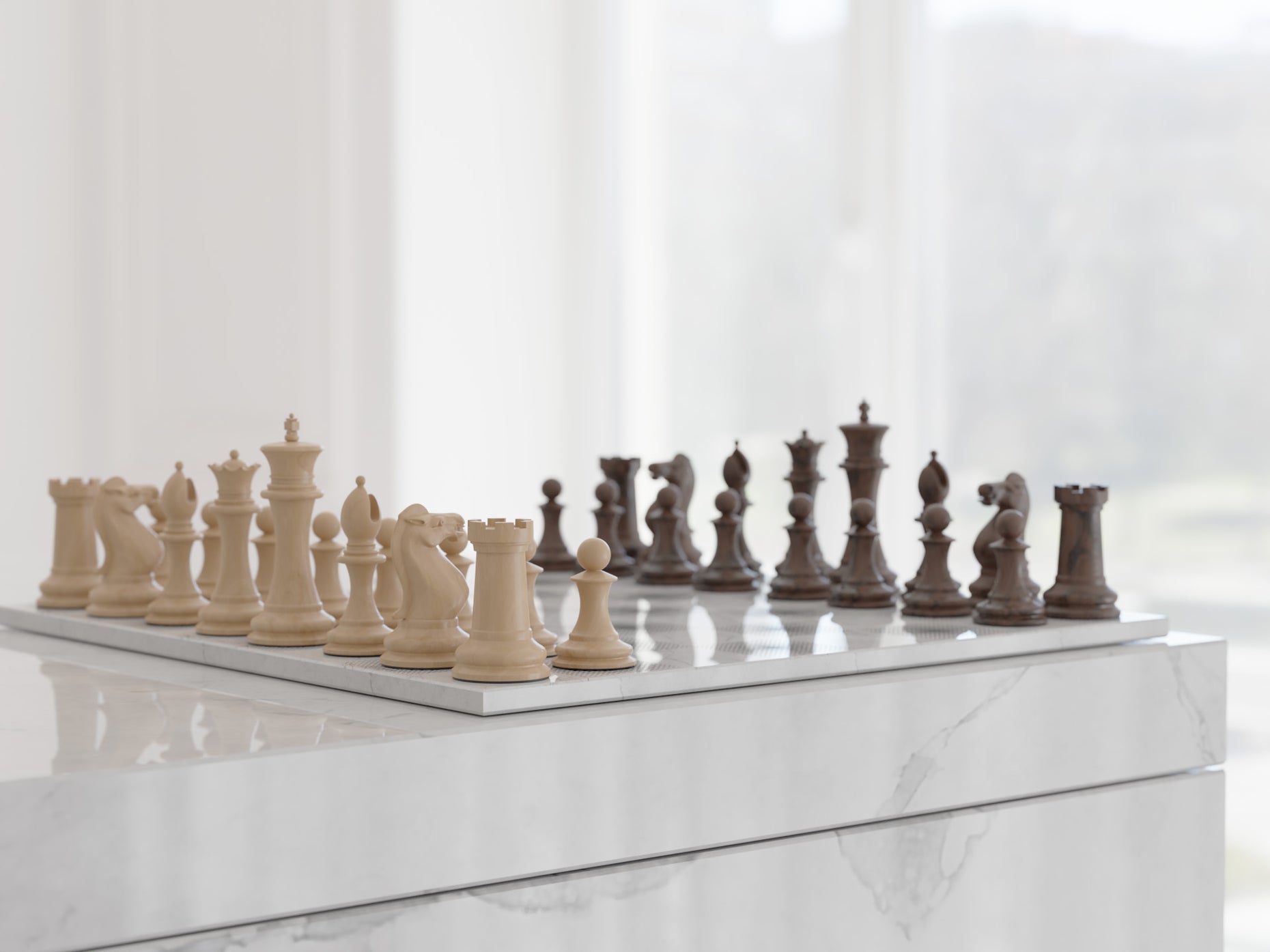 Neochess Wooden Series: Light Wood vs. Dark Wood - Luxury Chess Set