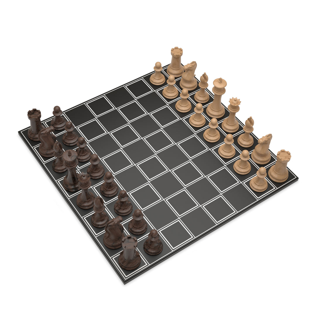 Neochess Wooden Series: Light Wood vs. Dark Wood - Luxury Chess Set