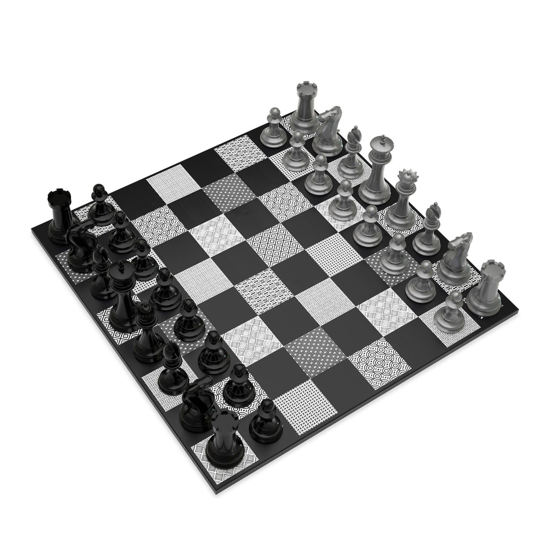 Neochess Bronze Series: Bronze vs. Black - Luxury Chess Set