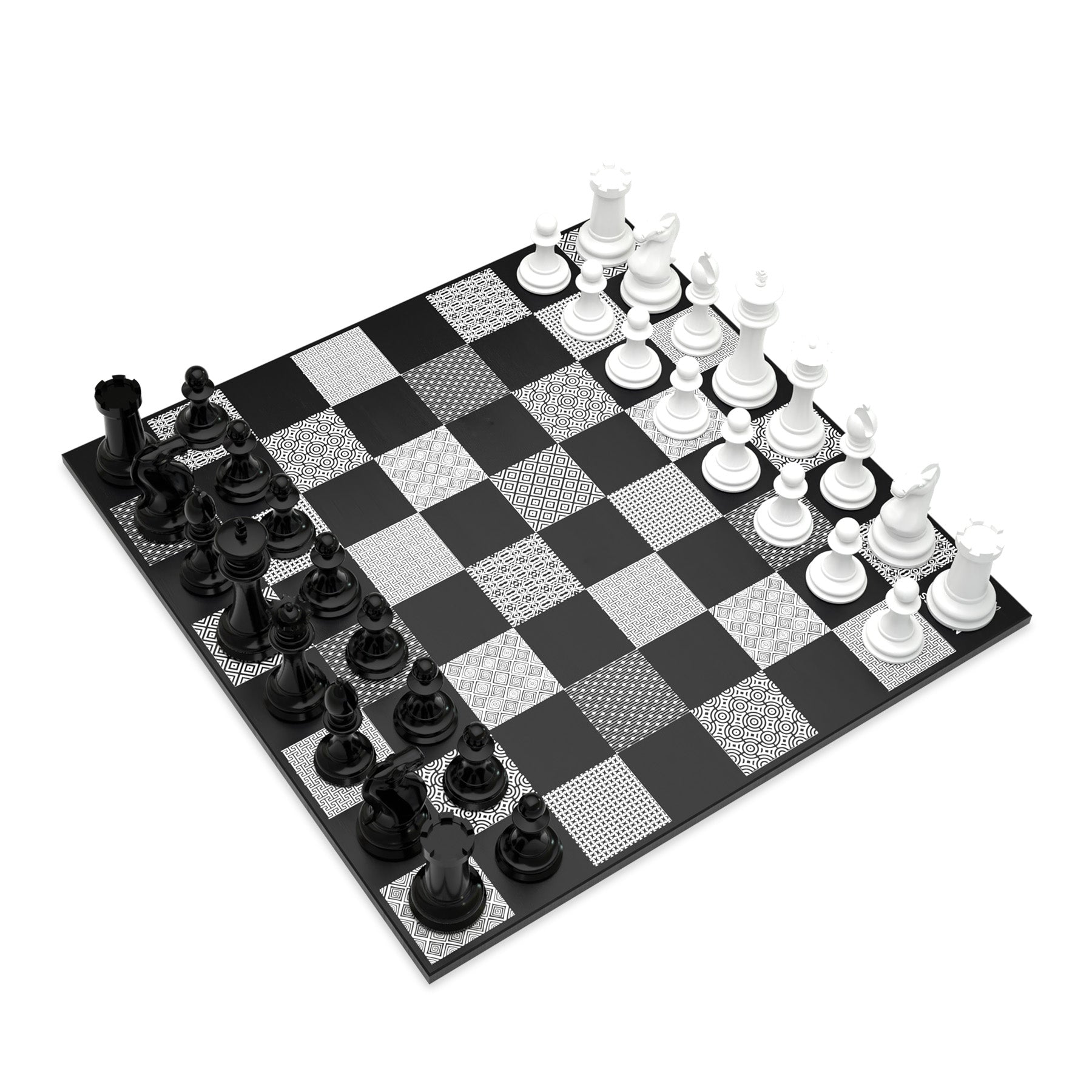 Neochess Bronze Series: Bronze vs. Black - Luxury Chess Set